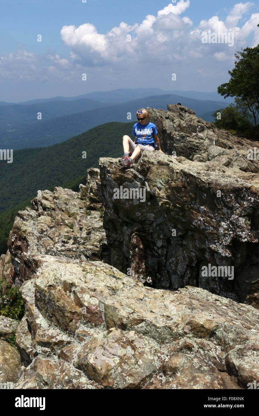 Virginia climb forest mountain ridge cliff climb outdoor adventure hi ...