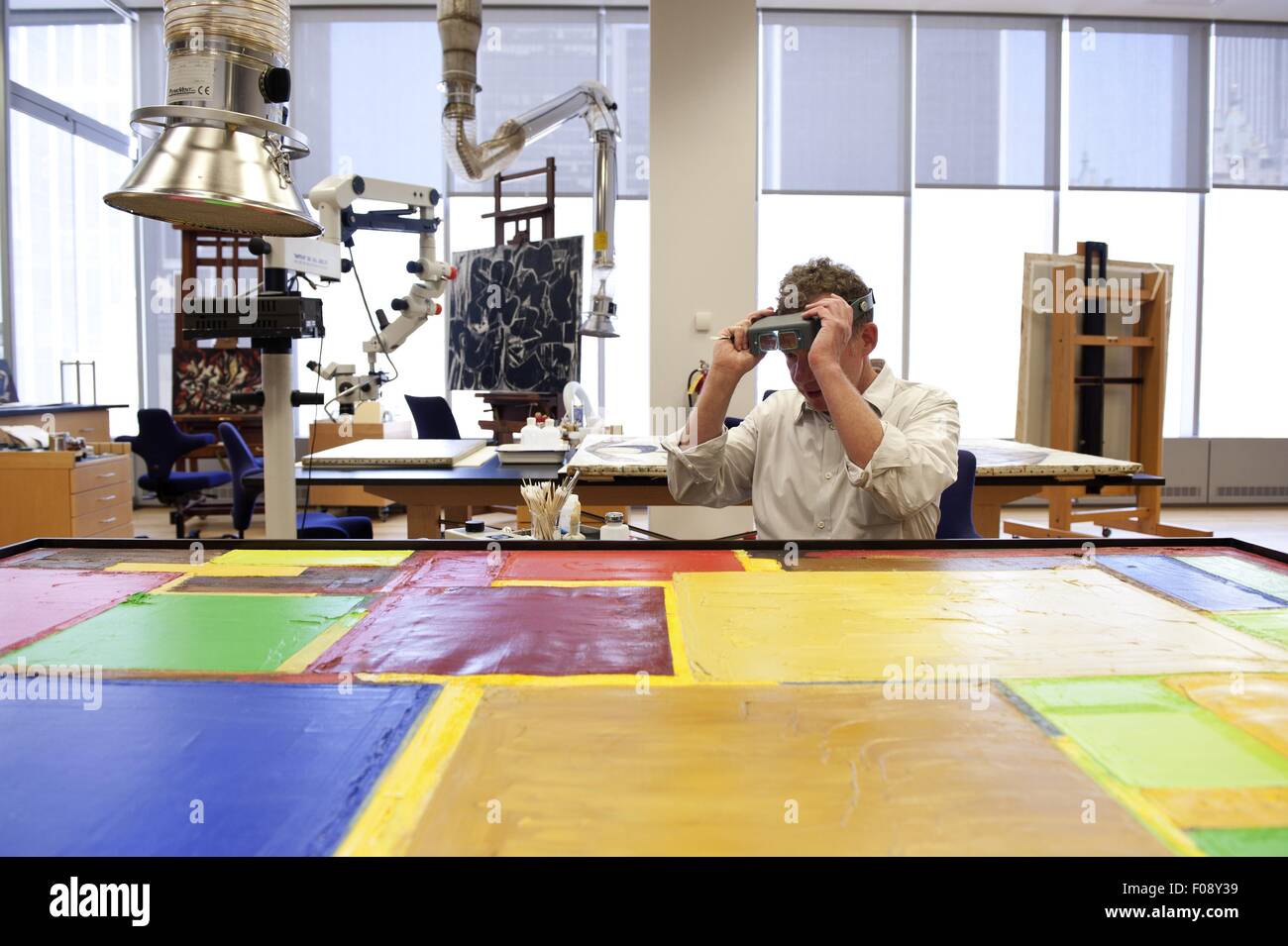 Michael Duffy painting in The Museum of Modern Art, New York, USA Stock ...