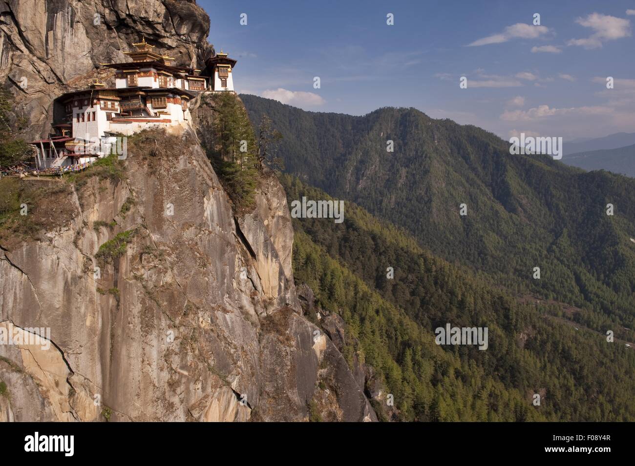 Taktsang monastery on Himalayan mountain slope, Bhutan Stock Photo - Alamy
