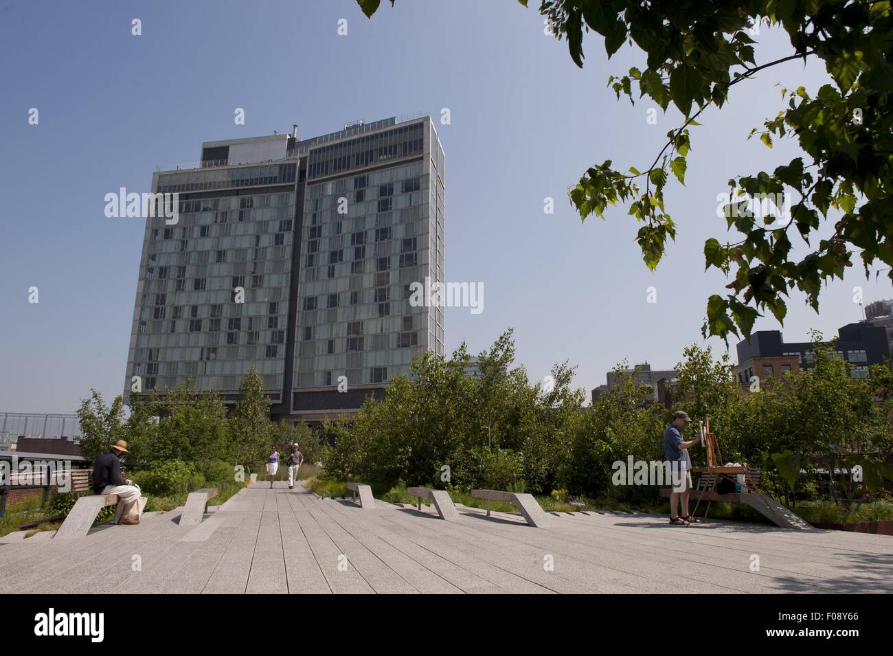 View of The Standard, High Line hotel, New York, USA Stock Photo - Alamy