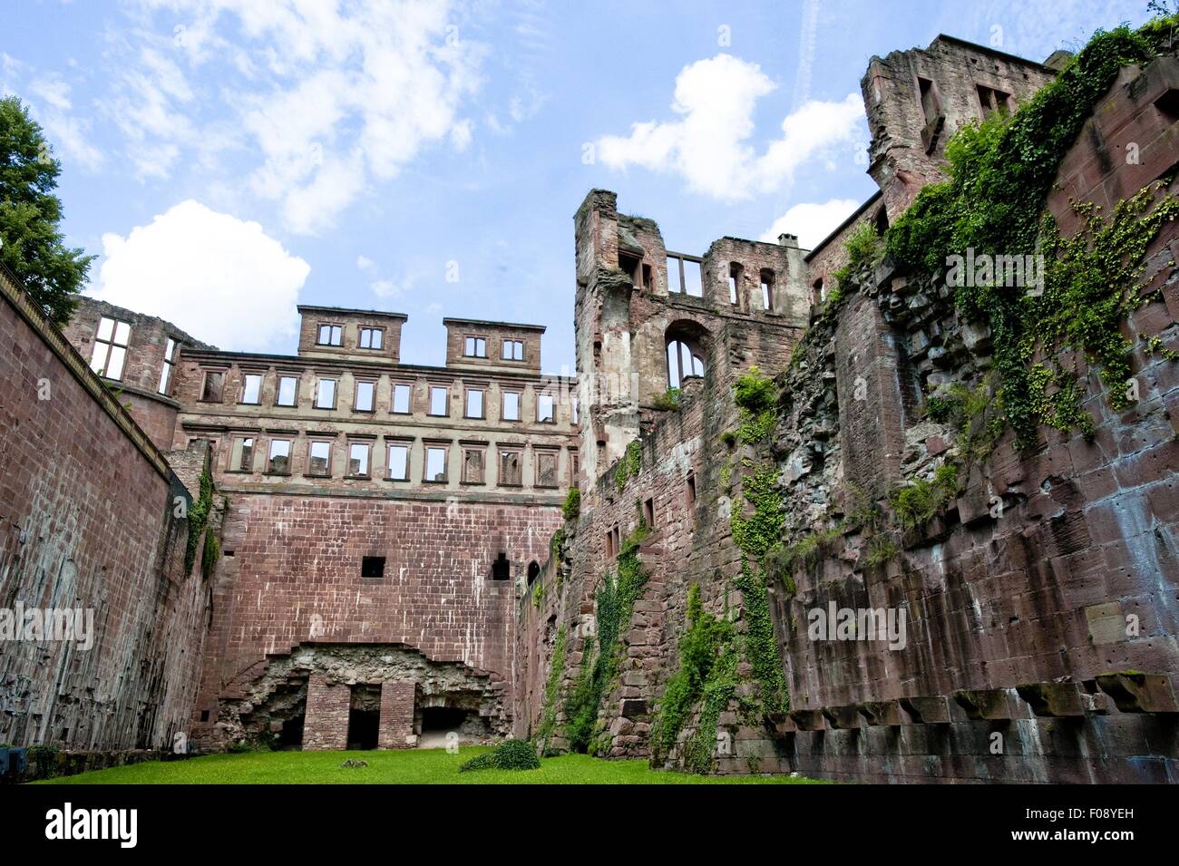 View of Heidelberg Castle ruins in Germany Stock Photo - Alamy