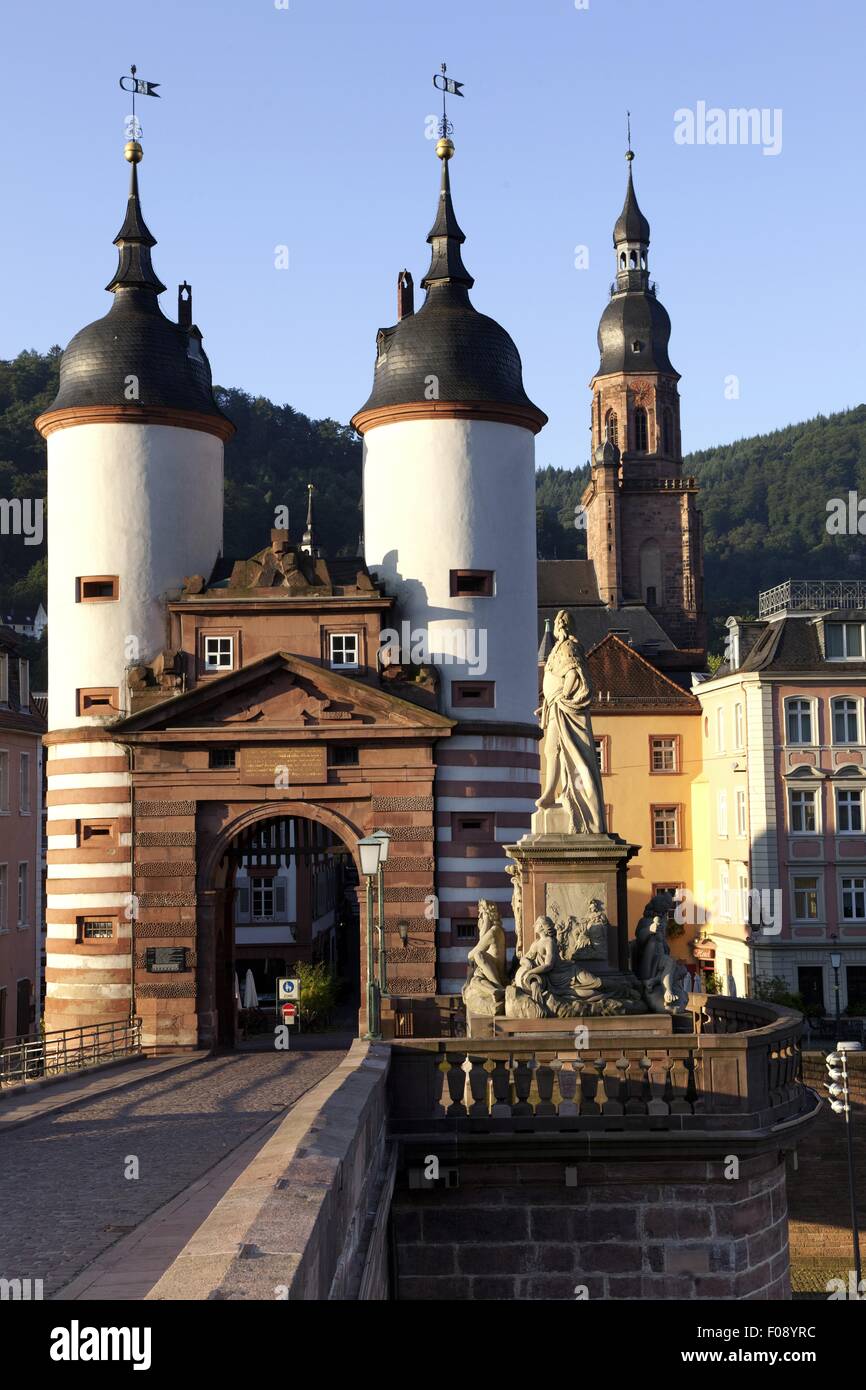 Karl theodor bridge historic historical journey karl hi-res stock ...