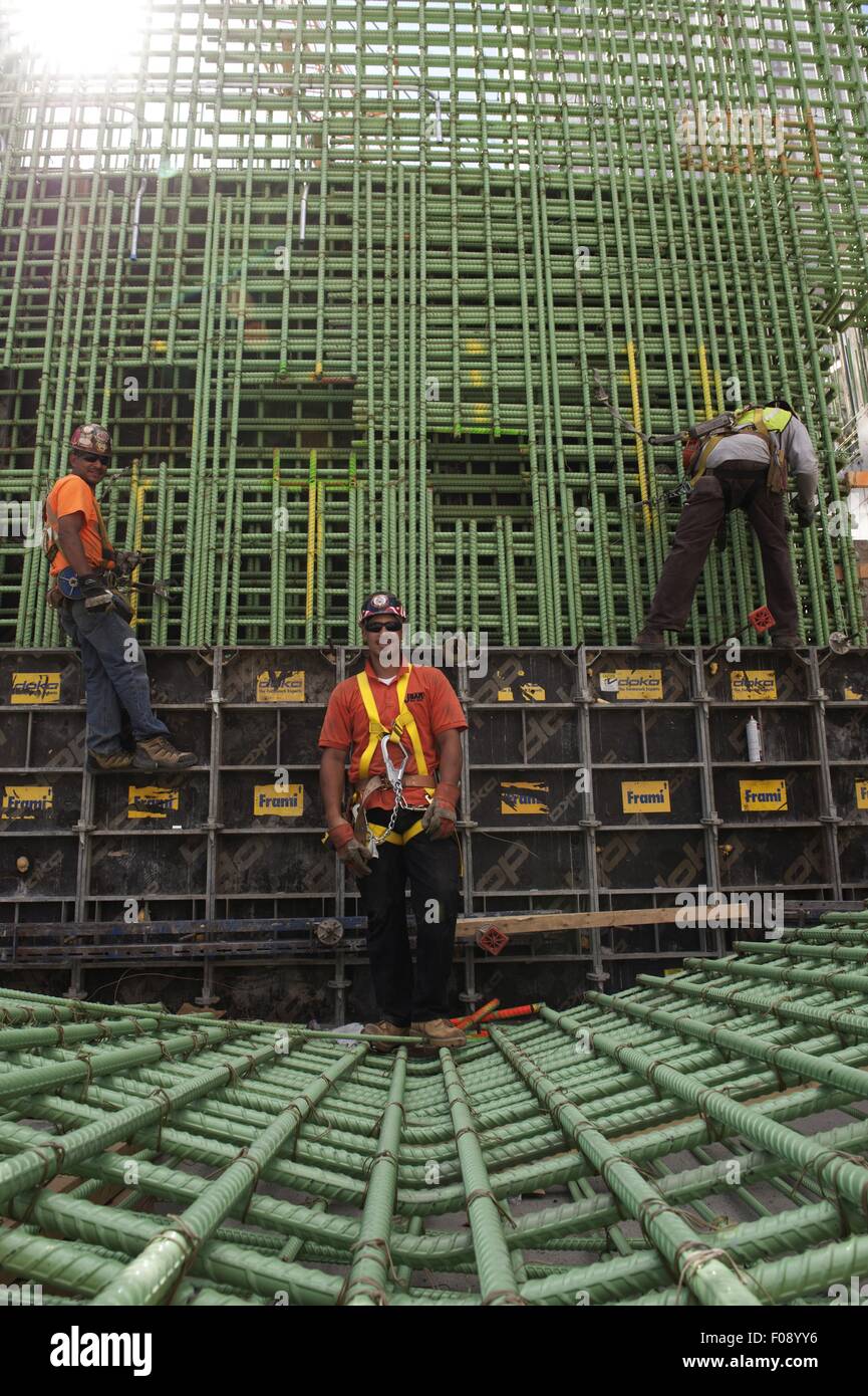 Man works foundation on construction hi-res stock photography and ...