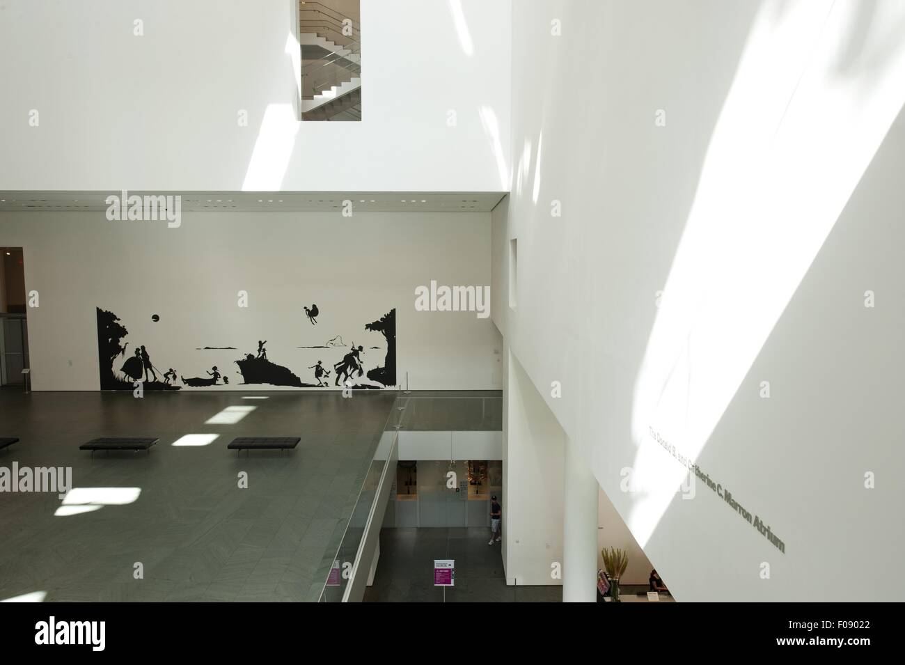 View of atrium of Moma, New York, USA Stock Photo - Alamy