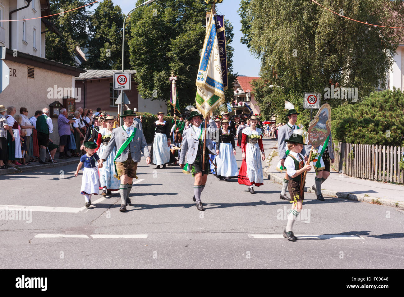 Hausham, Germany. 09th Aug, 2015. Costumes club Wendelstein Hausham the ...