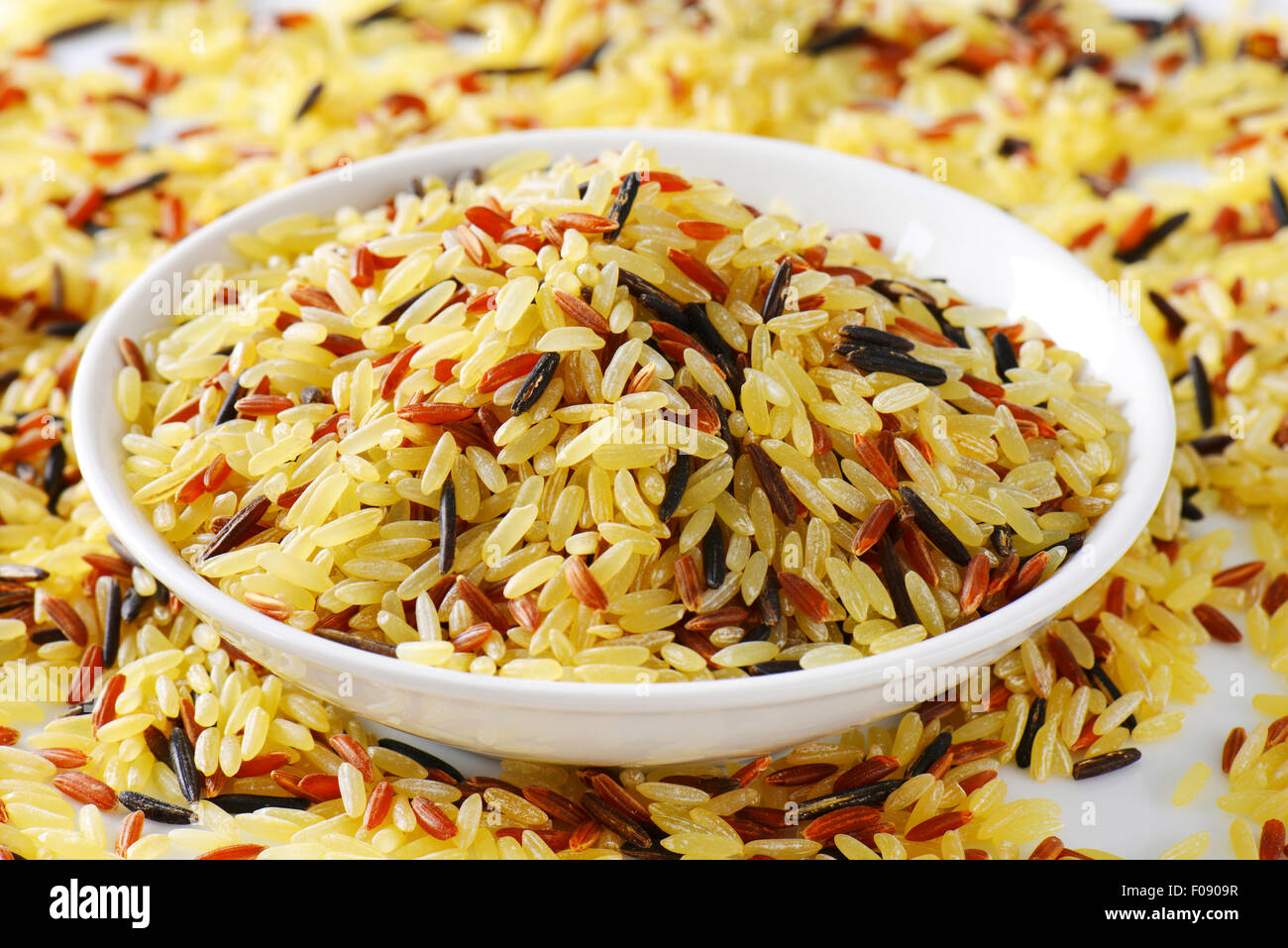 Long grain and wild rice mix Stock Photo - Alamy