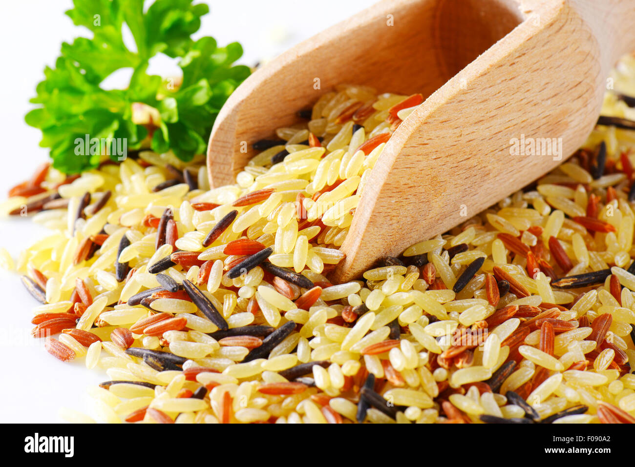 Long grain and wild rice mix Stock Photo - Alamy
