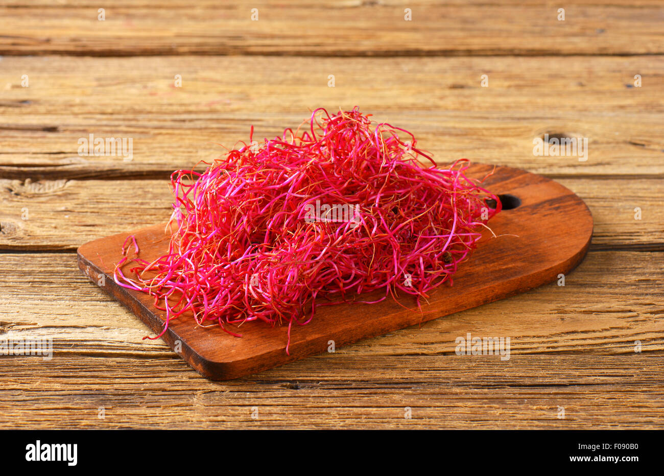 Raw food - Red beet sprouts Stock Photo - Alamy