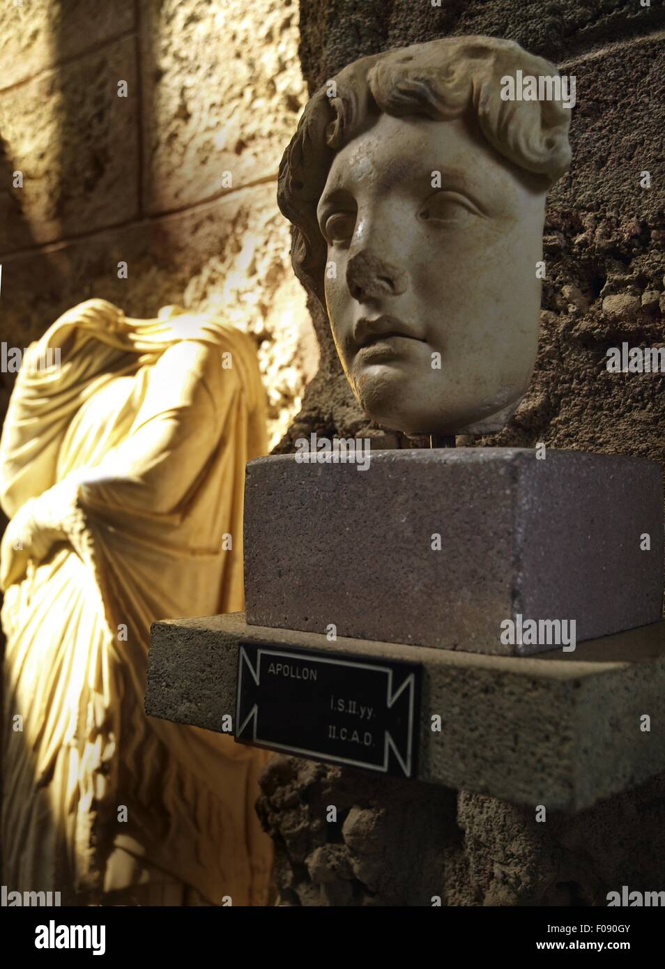 Sculpture of womans face in museum hi-res stock photography and images ...
