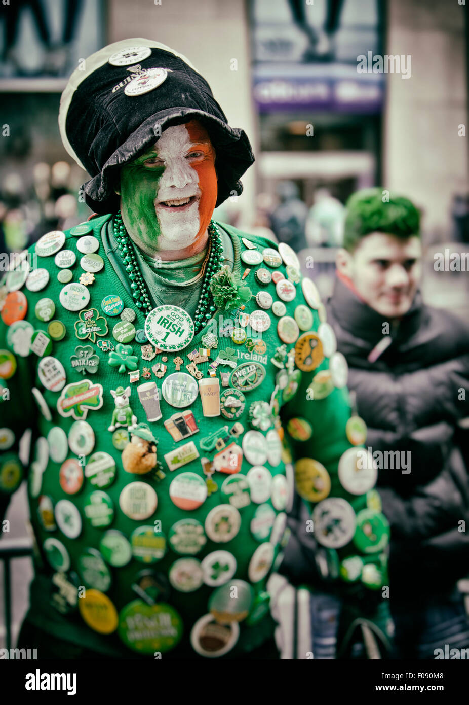 NEW YORK, NY, USA - MAR 17: St. Patrick's Day Parade on March 17, 2013 ...