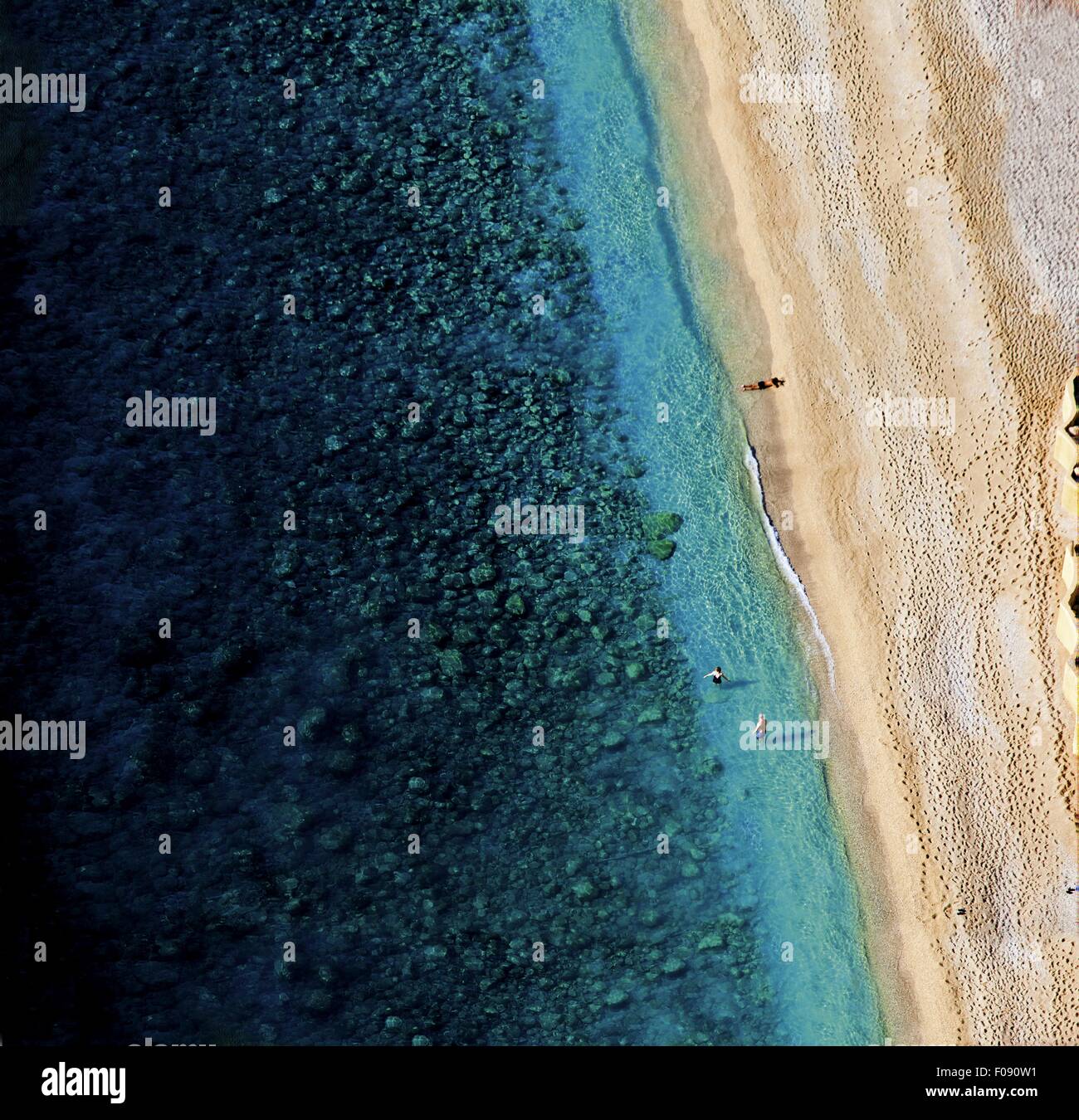 Aerial view of beach at Lycia, Turkey Stock Photo - Alamy