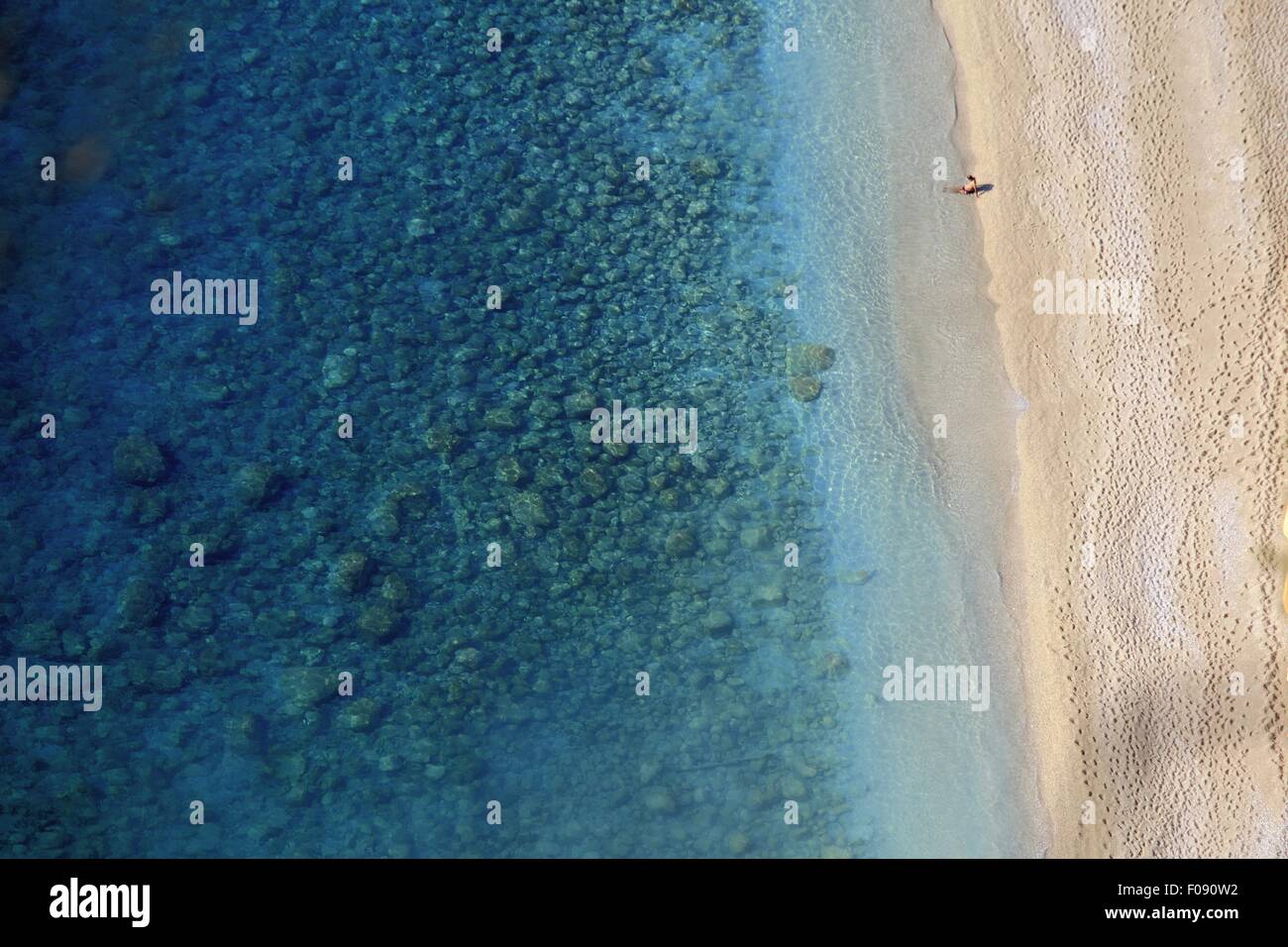 Aerial view of beach at Lycia, Turkey Stock Photo - Alamy
