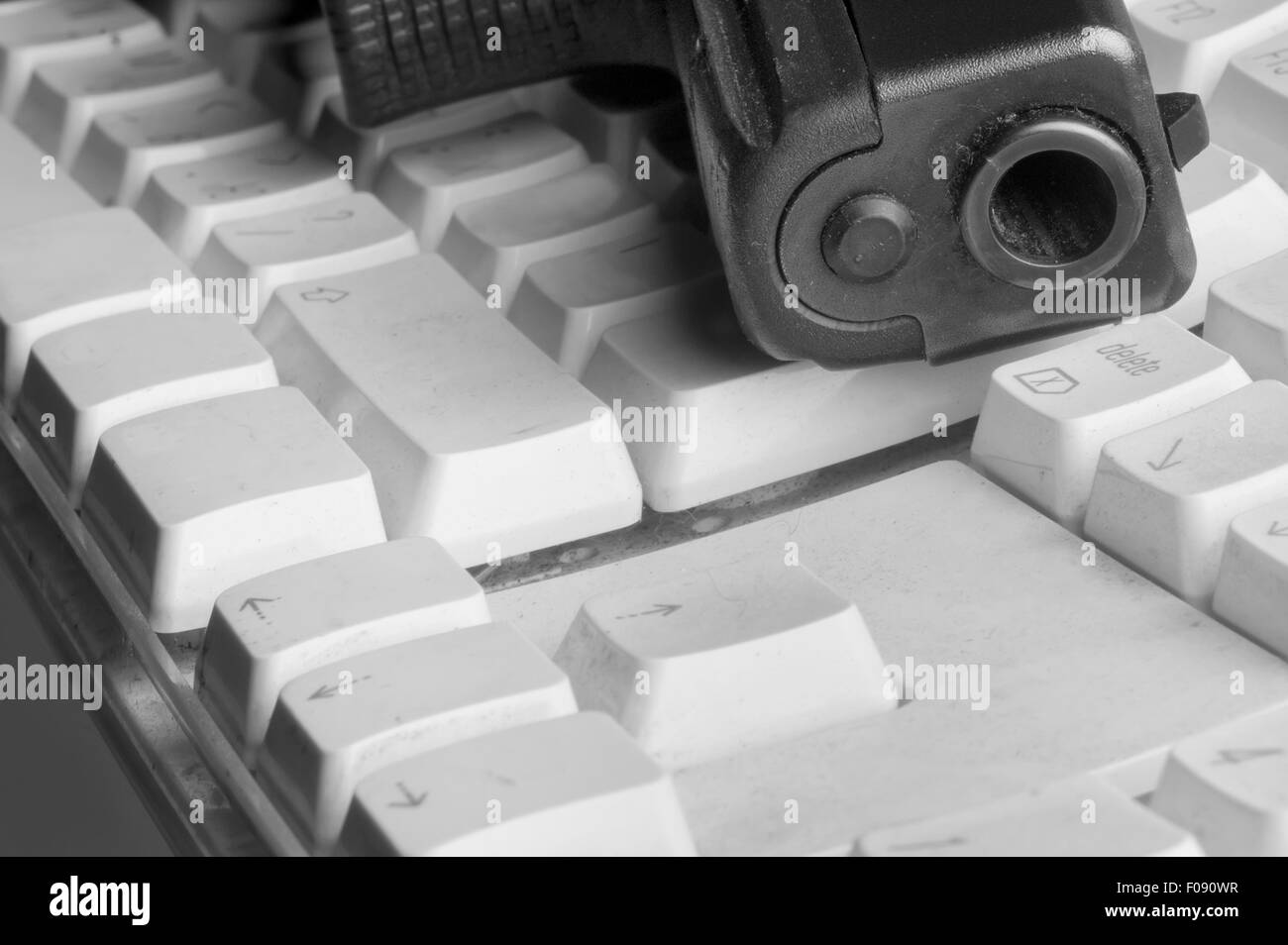 Keyboard pistol hi-res stock photography and images - Alamy
