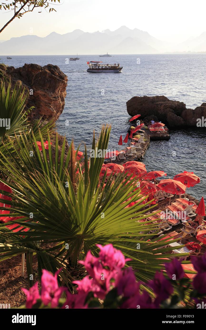 View of sea at Antalya, Turkey Stock Photo - Alamy