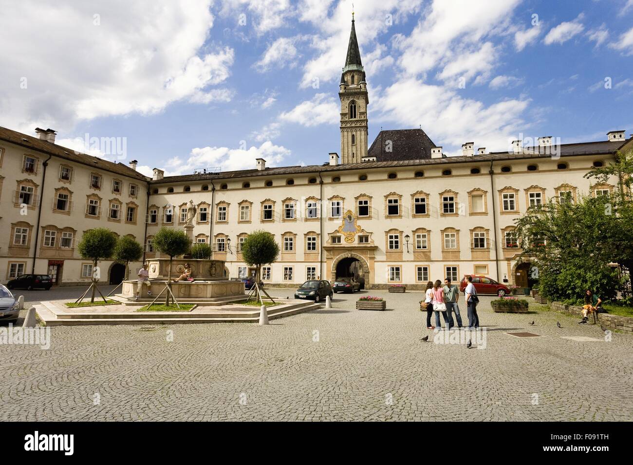 Facade of St. Peter's Abbey at Salzburg, Austria Stock Photo - Alamy