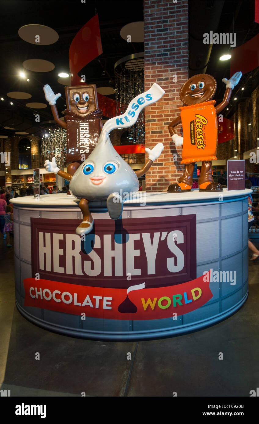Hershey's Chocolate World tour in Hershey PA Stock Photo - Alamy