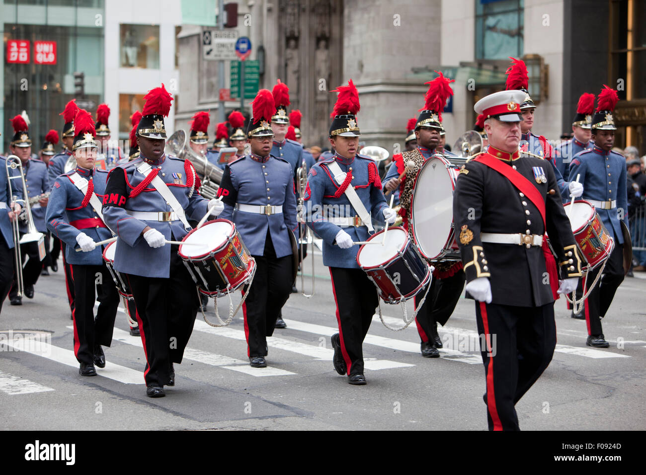 NEW YORK, NY, USA - MAR 17: St. Patrick's Day Parade on March 17, 2013 ...