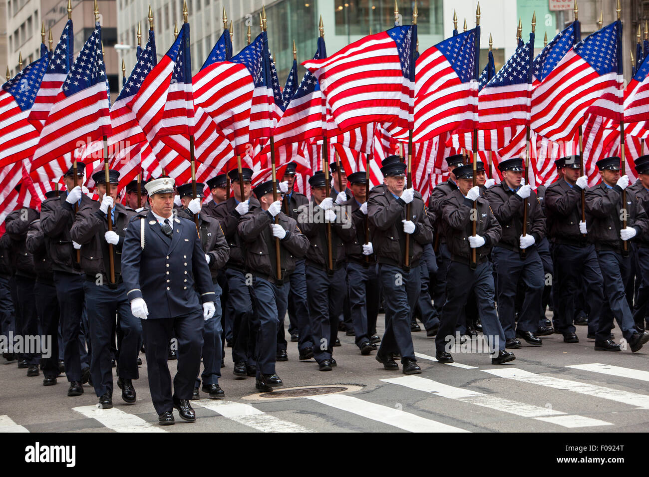 NEW YORK, NY, USA - MAR 17: St. Patrick's Day Parade on March 17, 2013 ...