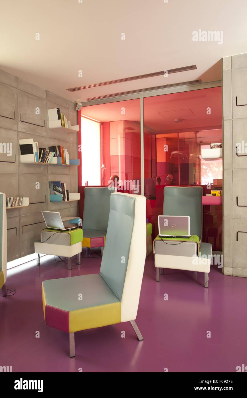 Interior of Lobby in Hi Hotel, Nice, France Stock Photo - Alamy