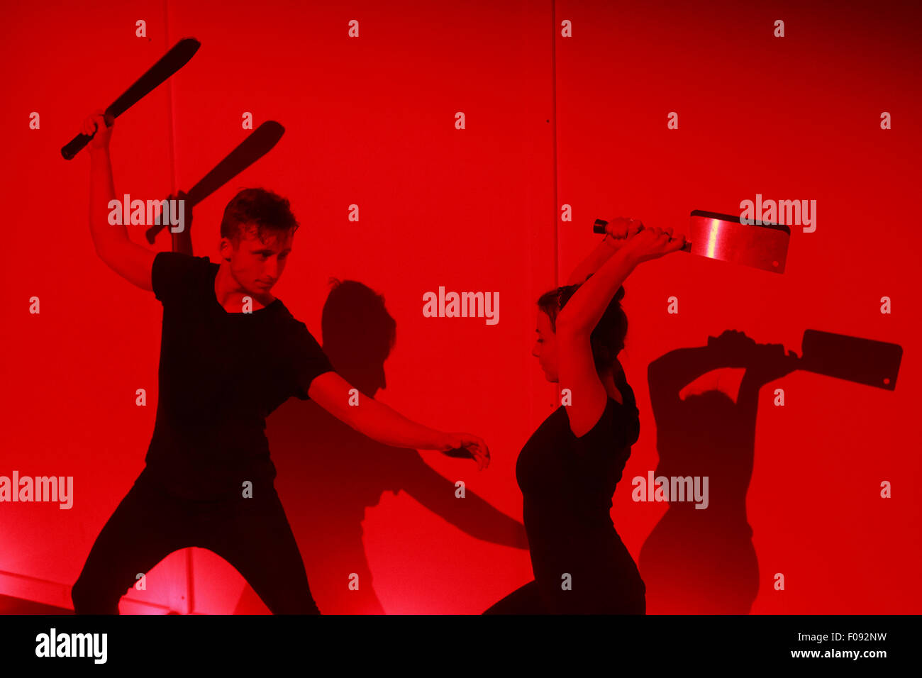 Edinburgh. UK. 10th August. Leper Chip performance in Assembly Roxy ...