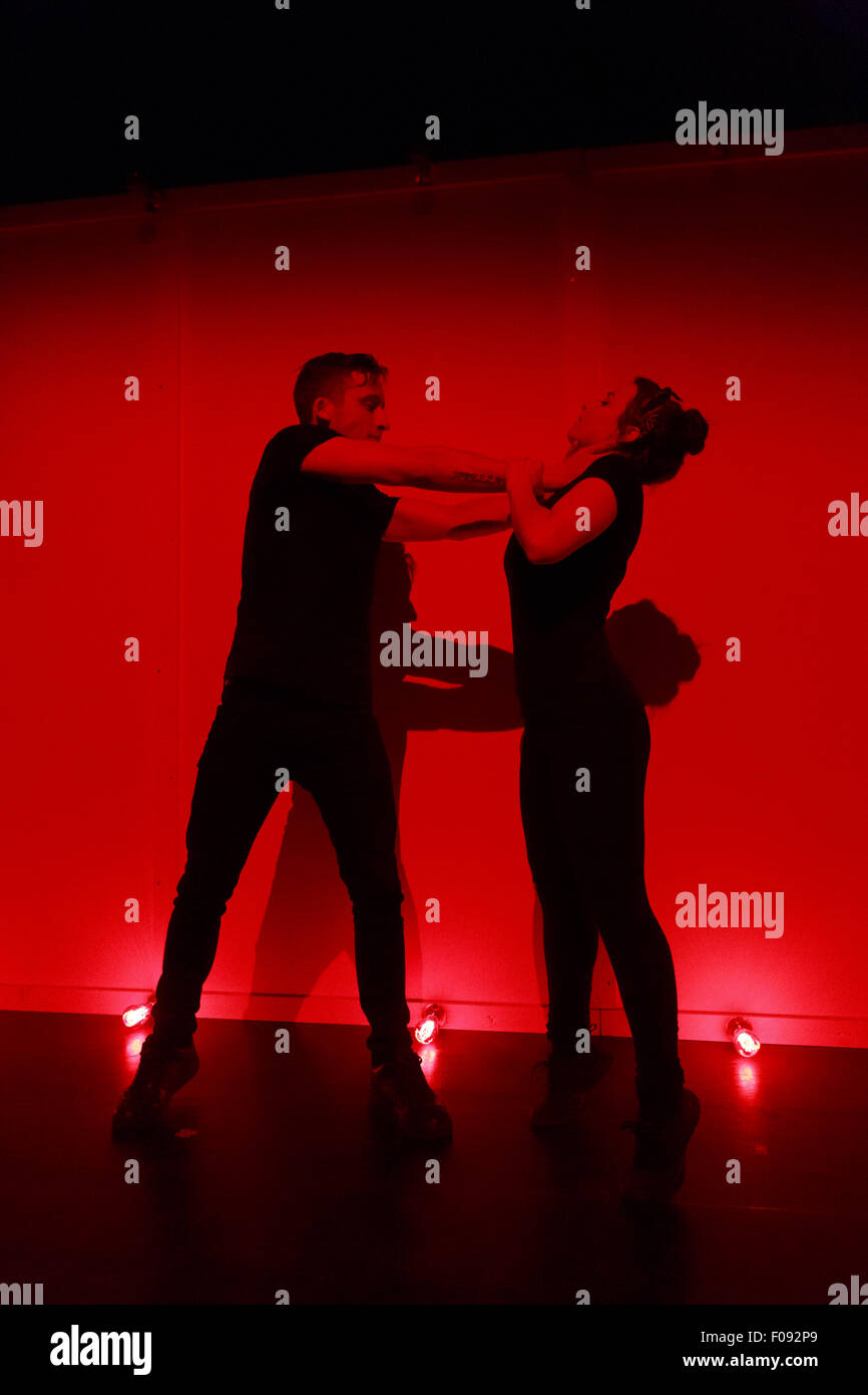 Edinburgh. UK. 10th August. Leper Chip performance in Assembly Roxy ...