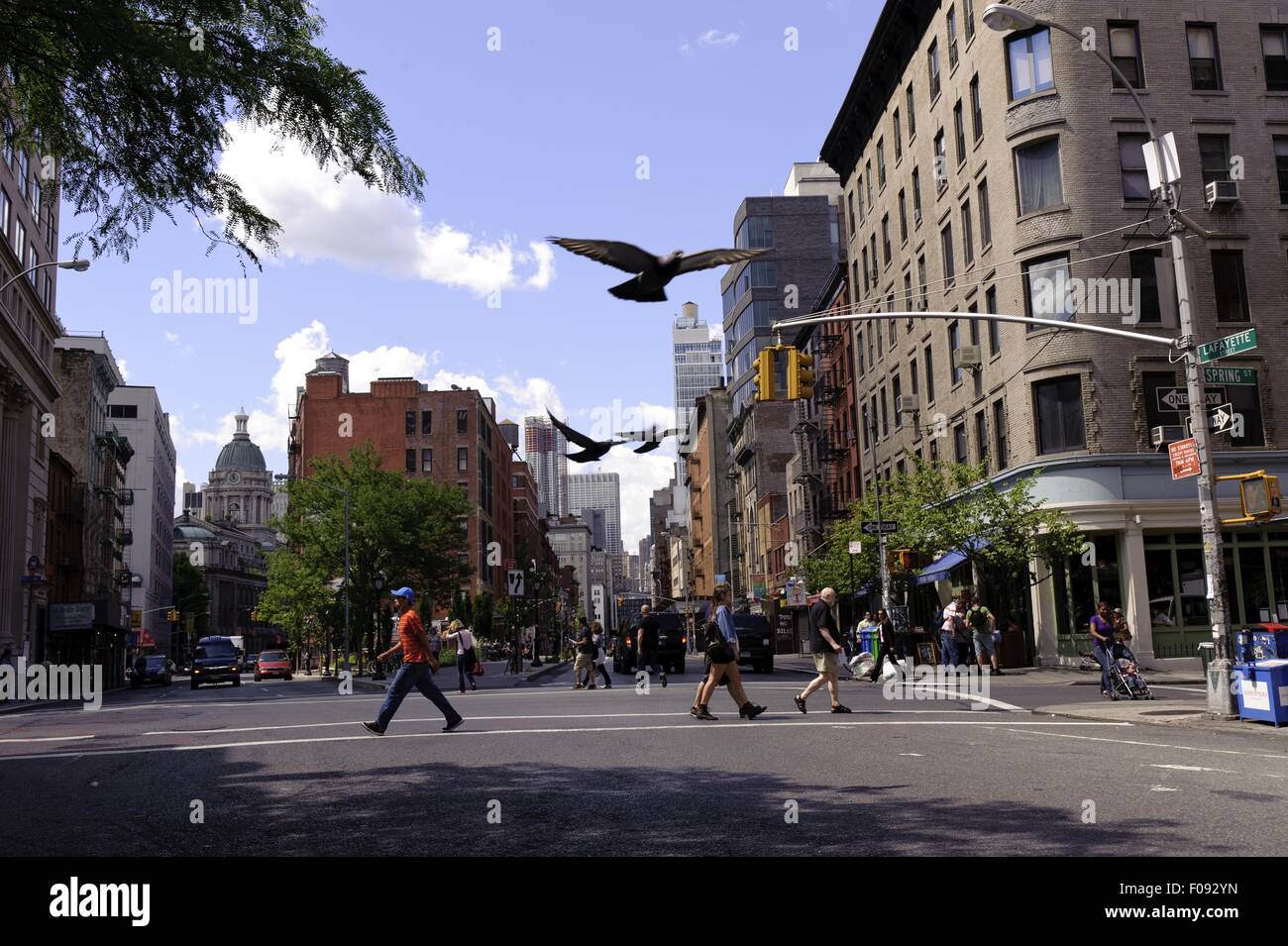 People walking on street at SoHo, New York Stock Photo - Alamy