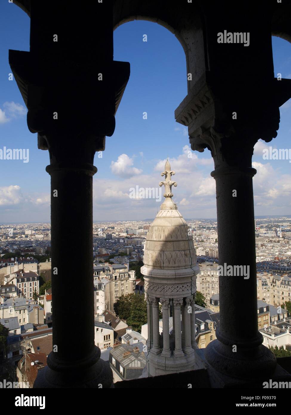 View of city from Sacre Coeur in Paris, France Stock Photo - Alamy
