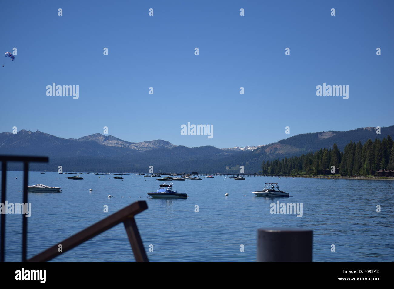 Lake Tahoe view Stock Photo - Alamy