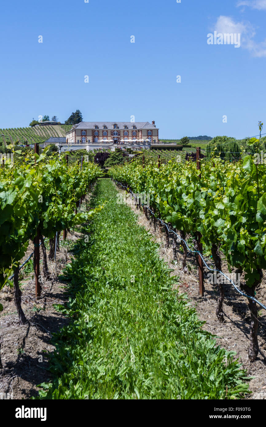 Napa Valley, California - May 12 :Beautiful Chateau, Domaine Carneros a ...