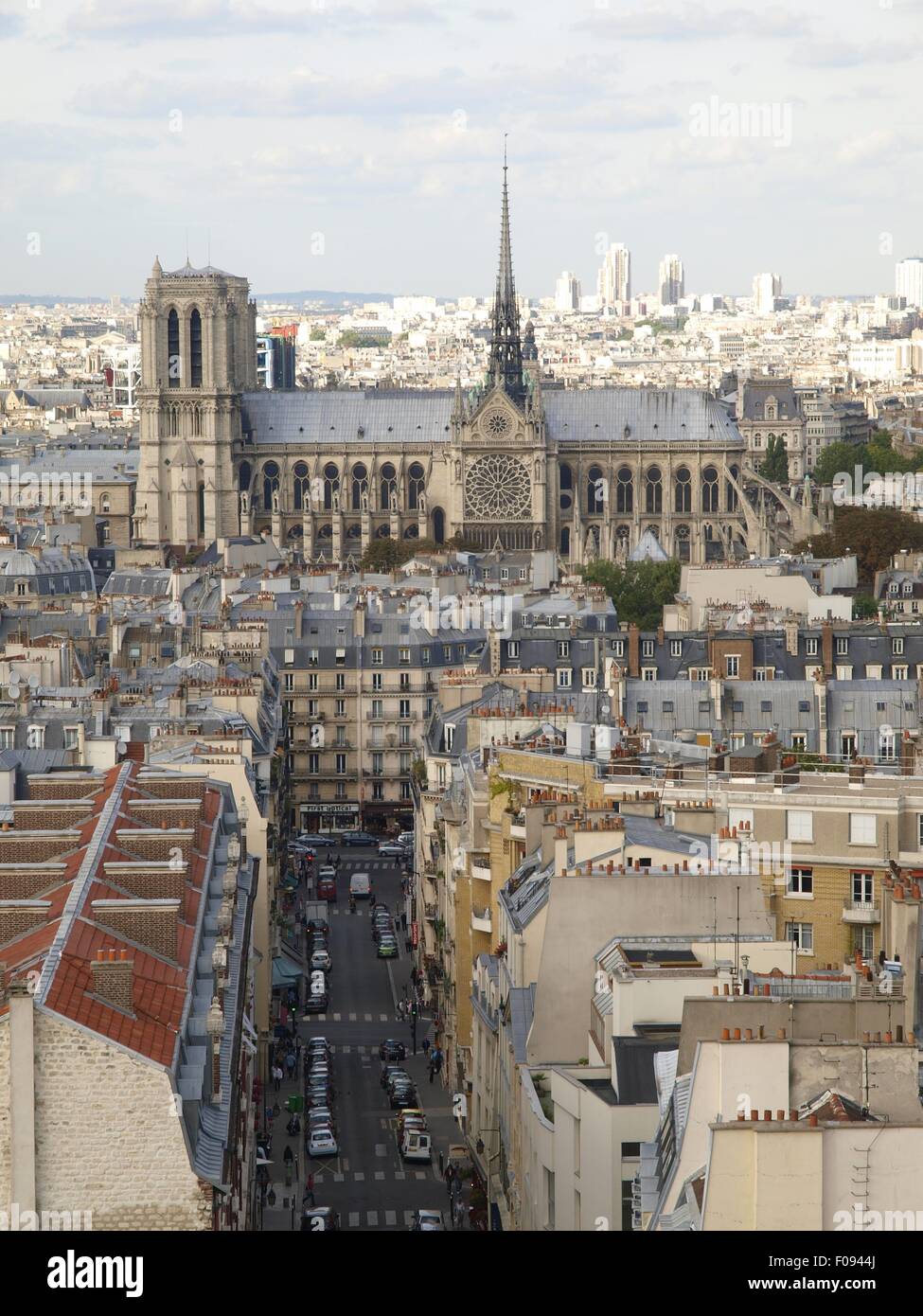 View of Notre Dame Cathedral in Paris, France Stock Photo - Alamy