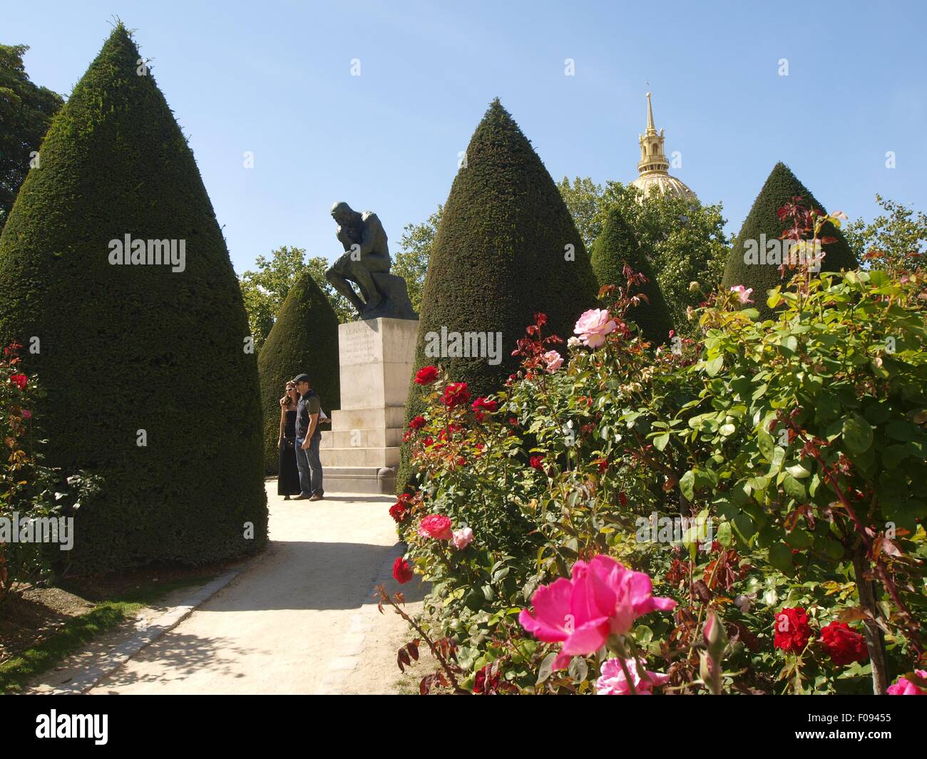 Topiary in park at Musee Rodin Museum, Paris, France Stock Photo - Alamy