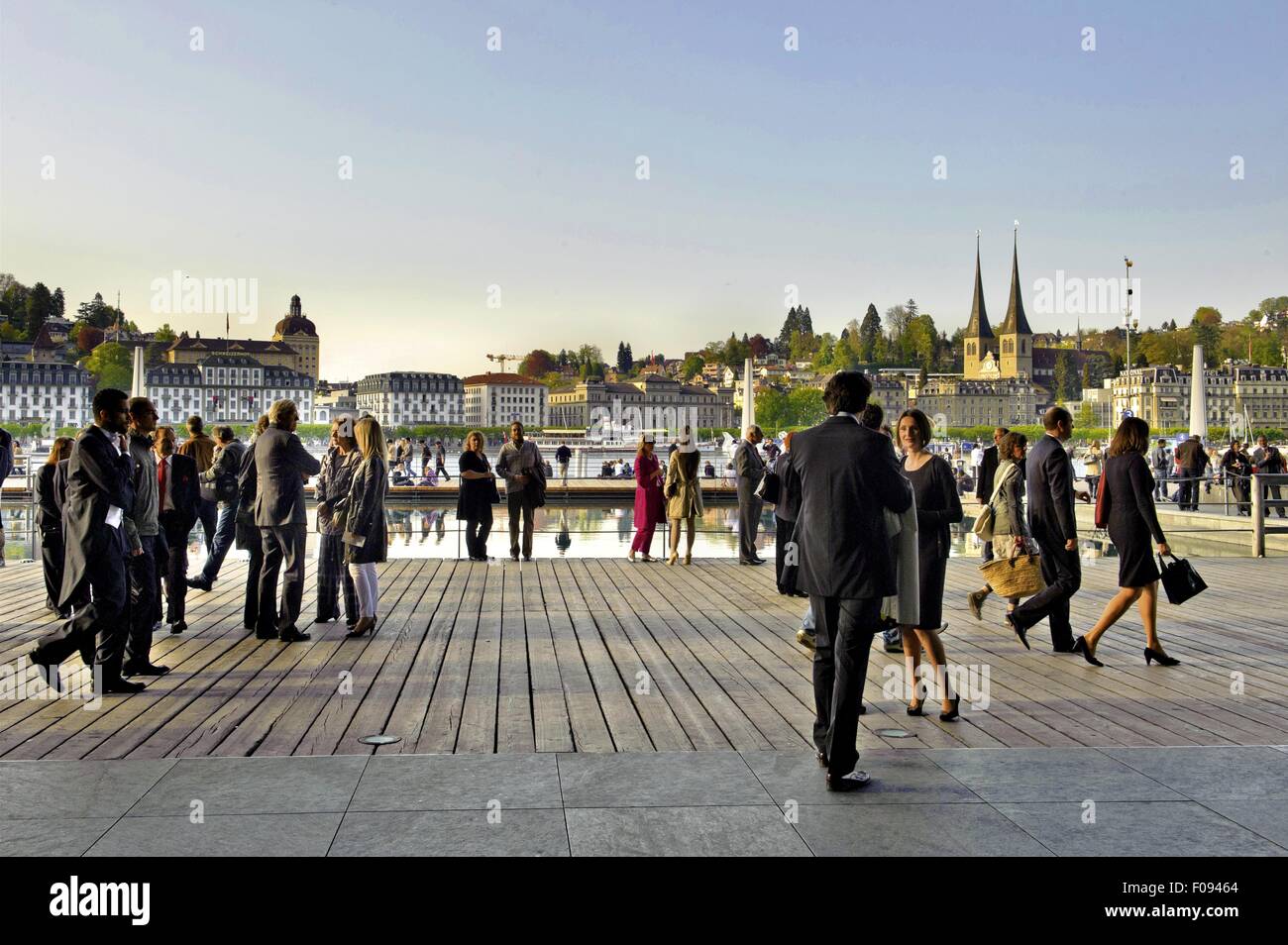 Classical Music Lovers at Lucerne Festival in Lake Lucerne, Lucerne ...