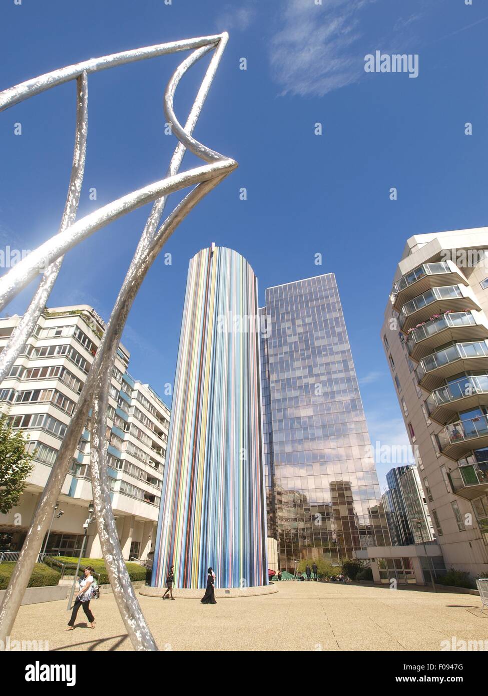 Le Moretti sculpture in La Defense, Paris, France Stock Photo - Alamy
