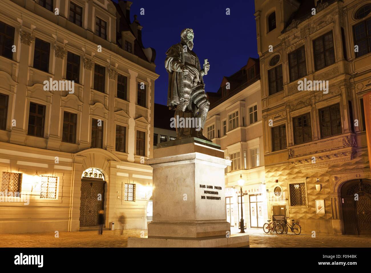 Monument of Fugger in Augsburg, Bavaria, Germany Stock Photo - Alamy