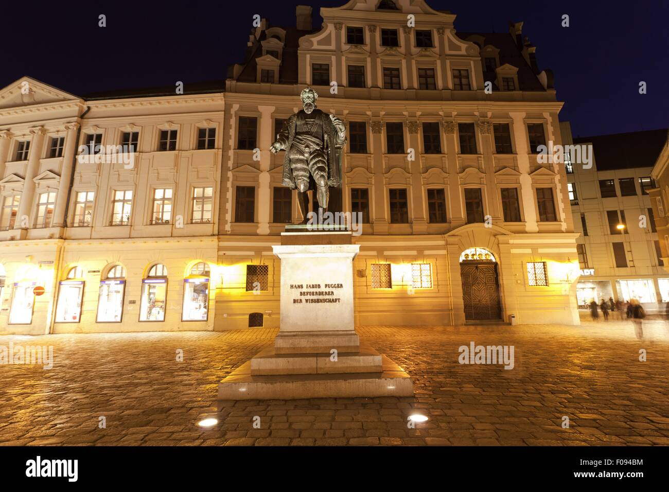 Monument of Fugger in Augsburg, Bavaria, Germany Stock Photo - Alamy