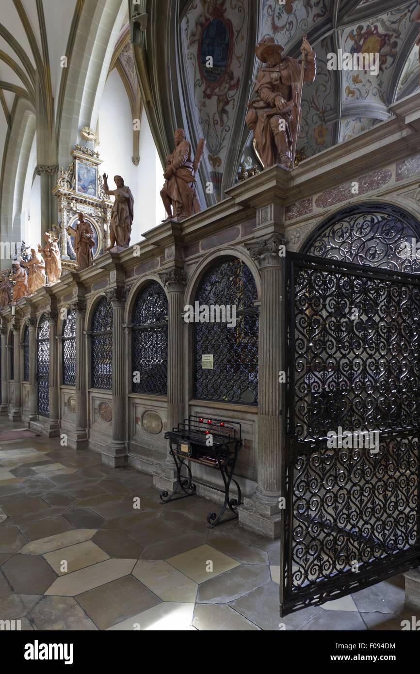 St. Ulrich's and St. Afra's Abbey in Augsburg, Bavaria, Germany Stock ...