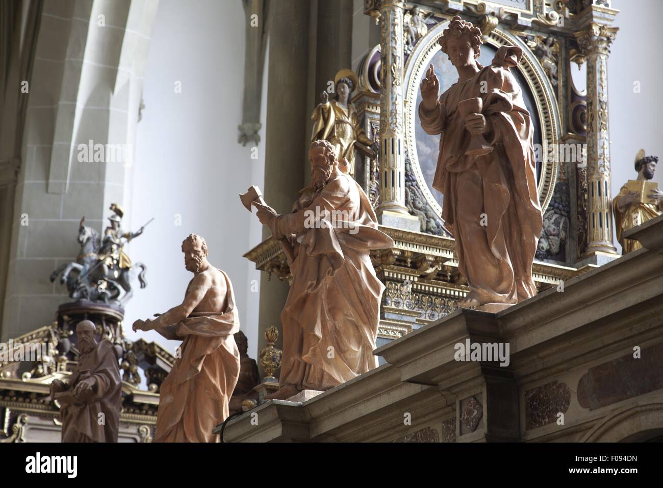 St. Ulrich's and St. Afra's Abbey in Augsburg, Bavaria, Germany Stock ...