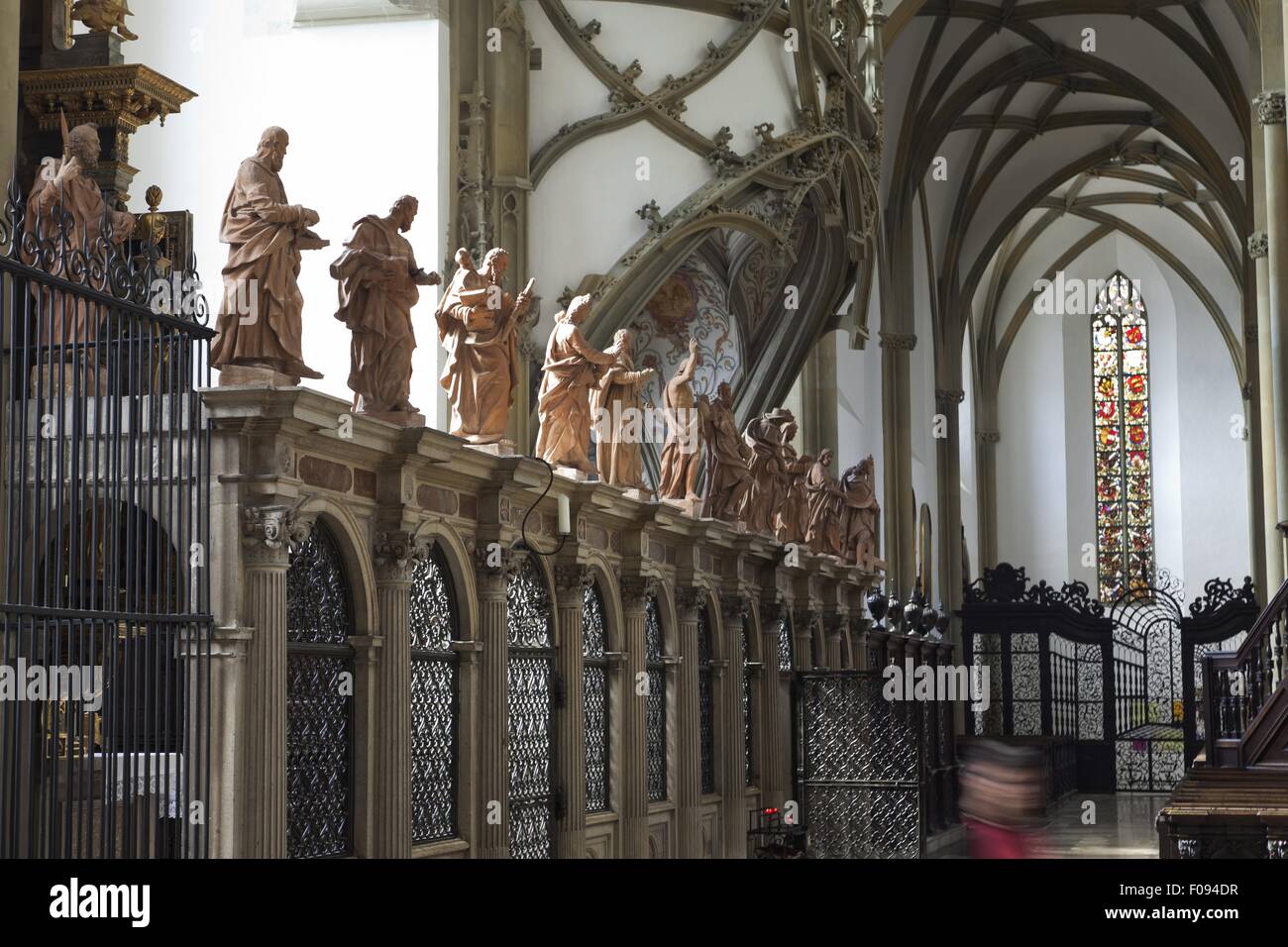 St. Ulrich's and St. Afra's Abbey in Augsburg, Bavaria, Germany Stock ...