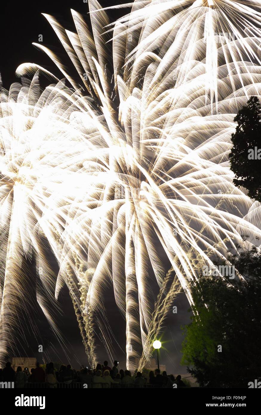 Fireworks in Paris, France Stock Photo - Alamy