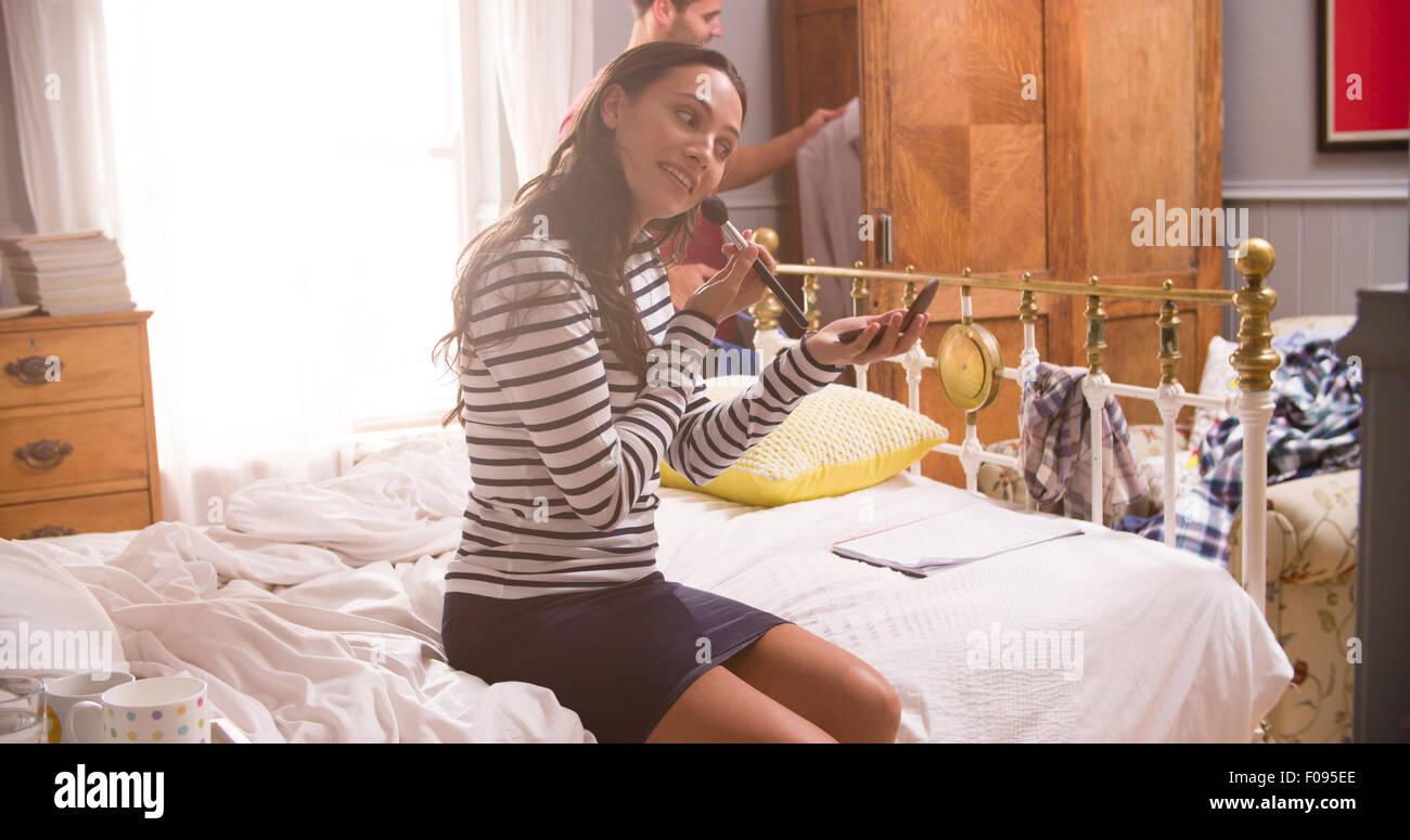 Man getting dressed bedroom woman hi-res stock photography and images ...