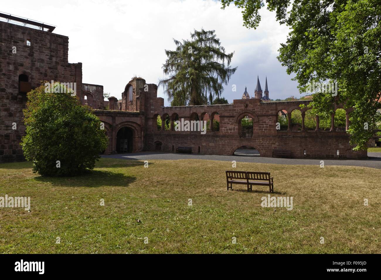 Ruins of Imperial Palace in Gelnhausen, Hesse, Germany Stock Photo - Alamy