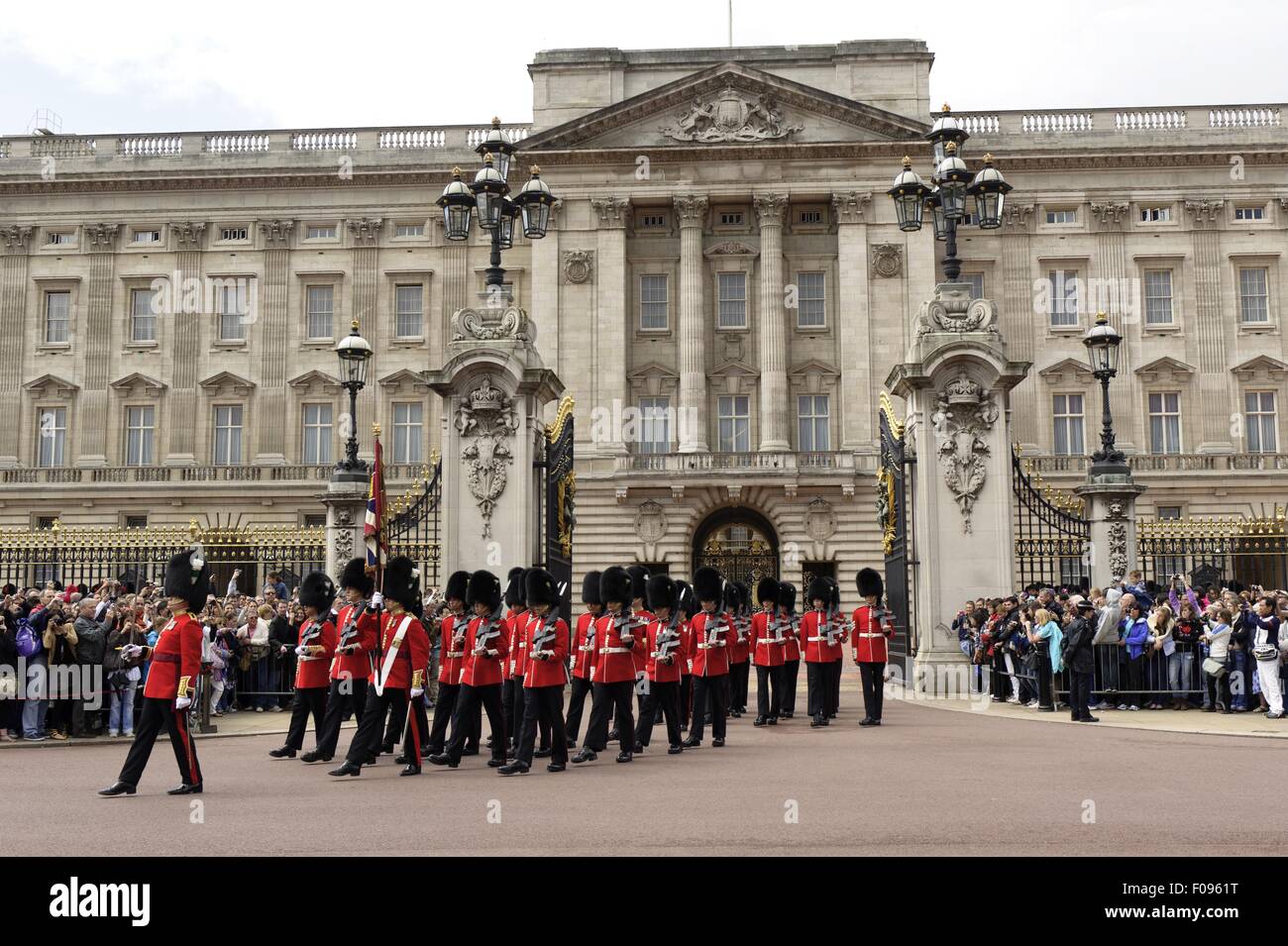 Parade in front of Buckingham Palace, Westminster, London, UK Stock ...