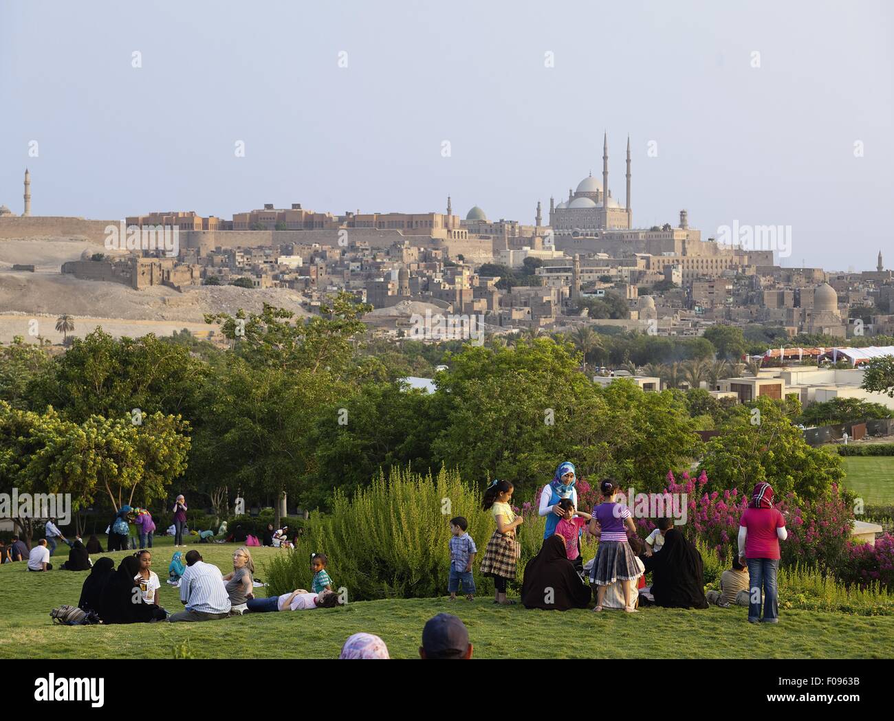 Al azhar park garden hi-res stock photography and images - Alamy