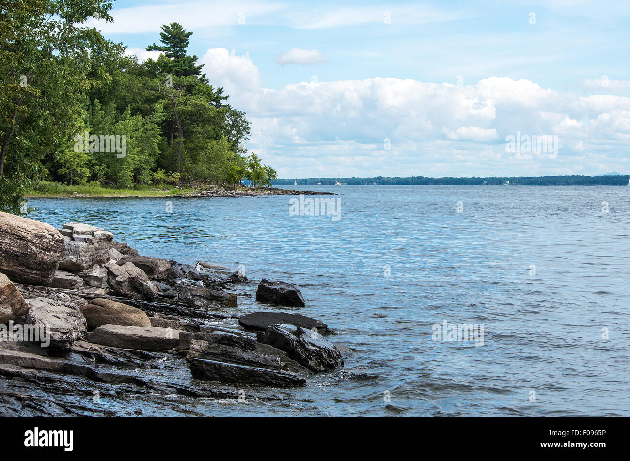 Point Au Roche State Park Stock Photo - Alamy