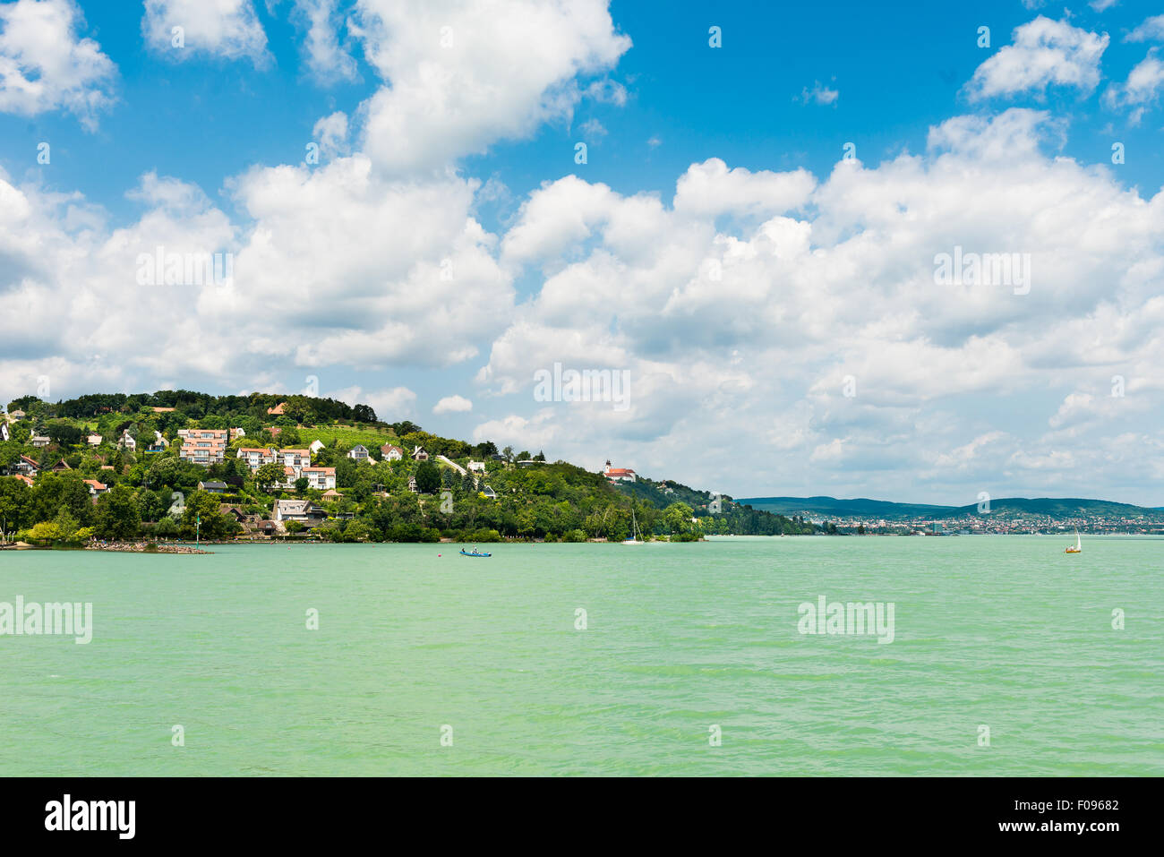 landscape. azure water and blue sky Stock Photo - Alamy