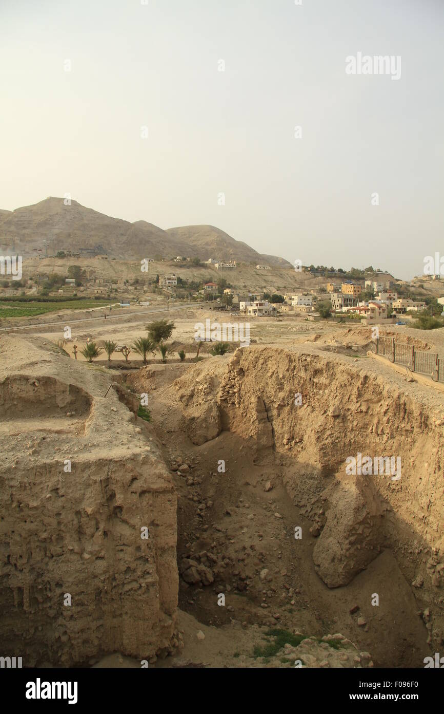 Archaeological excavations at Tel Jericho (Tel a-Sultan) in the Jordan ...