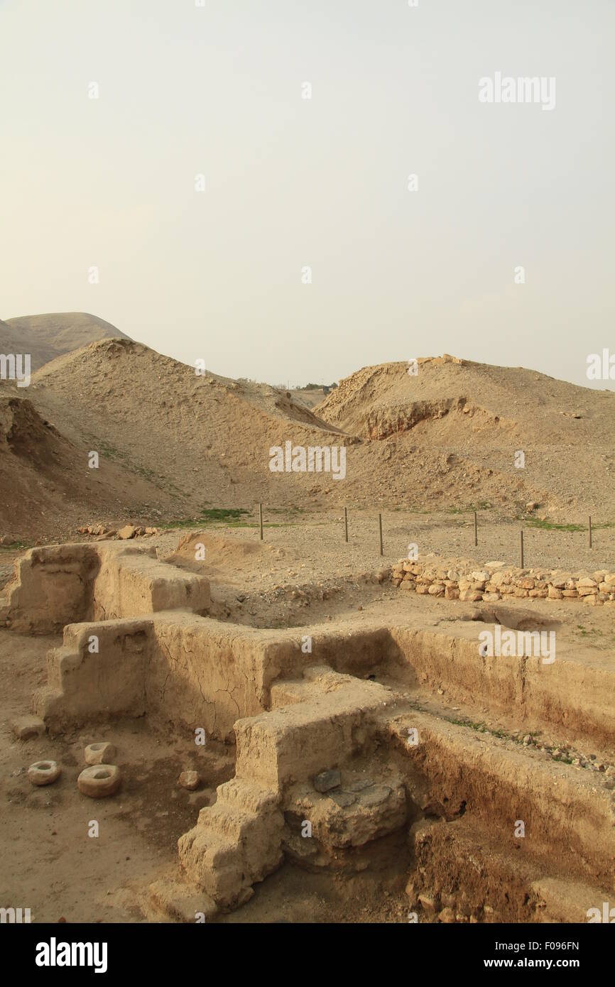 Archaeological excavations at Tel Jericho (Tel a-Sultan) exposed ...