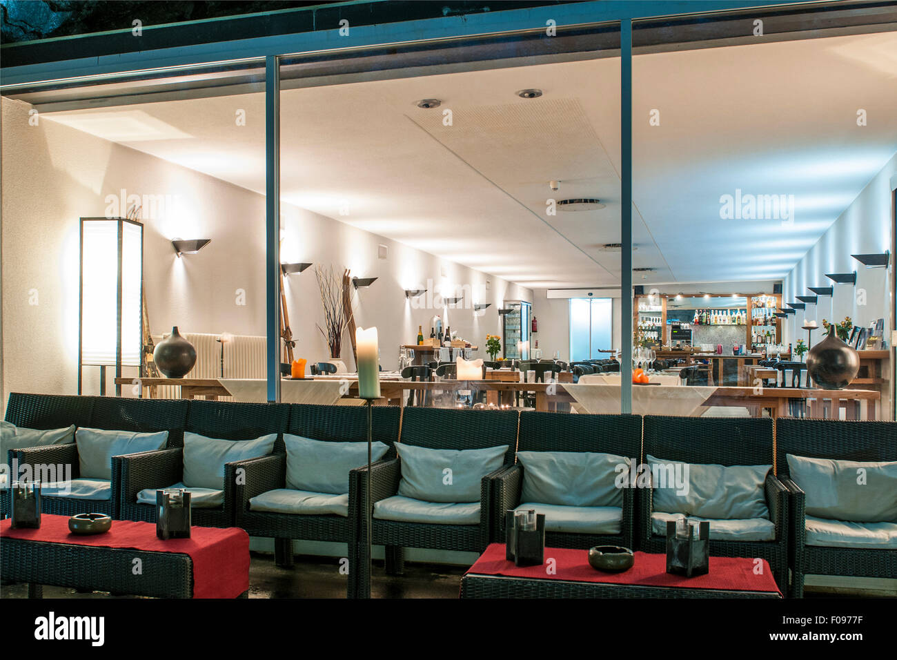 Switzerland, Gotthard pass, La Claustra hotel Stock Photo - Alamy