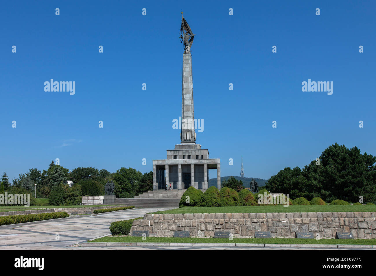 Slavin War Memorial, Bratislava, Slovakia Stock Photo - Alamy