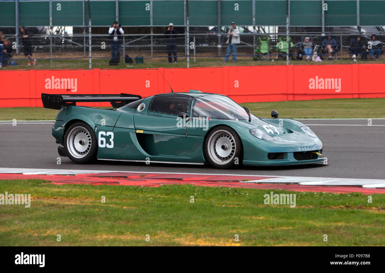 A 1995, Harrier LR9C taking part in a 90s GT Legends demonstration, at ...